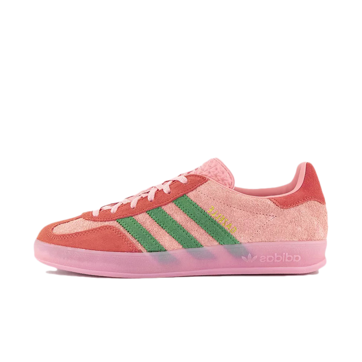 adidas Gazelle Indoor Semi Pink Spark Preloved Scarlet (Women's ...