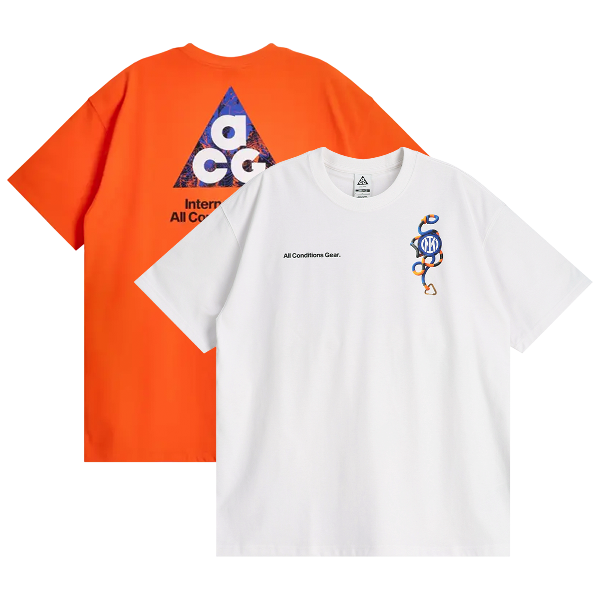 Nike ACG Inter Milan Shirt 'White & Safety Orange' | IF0513-100 ...