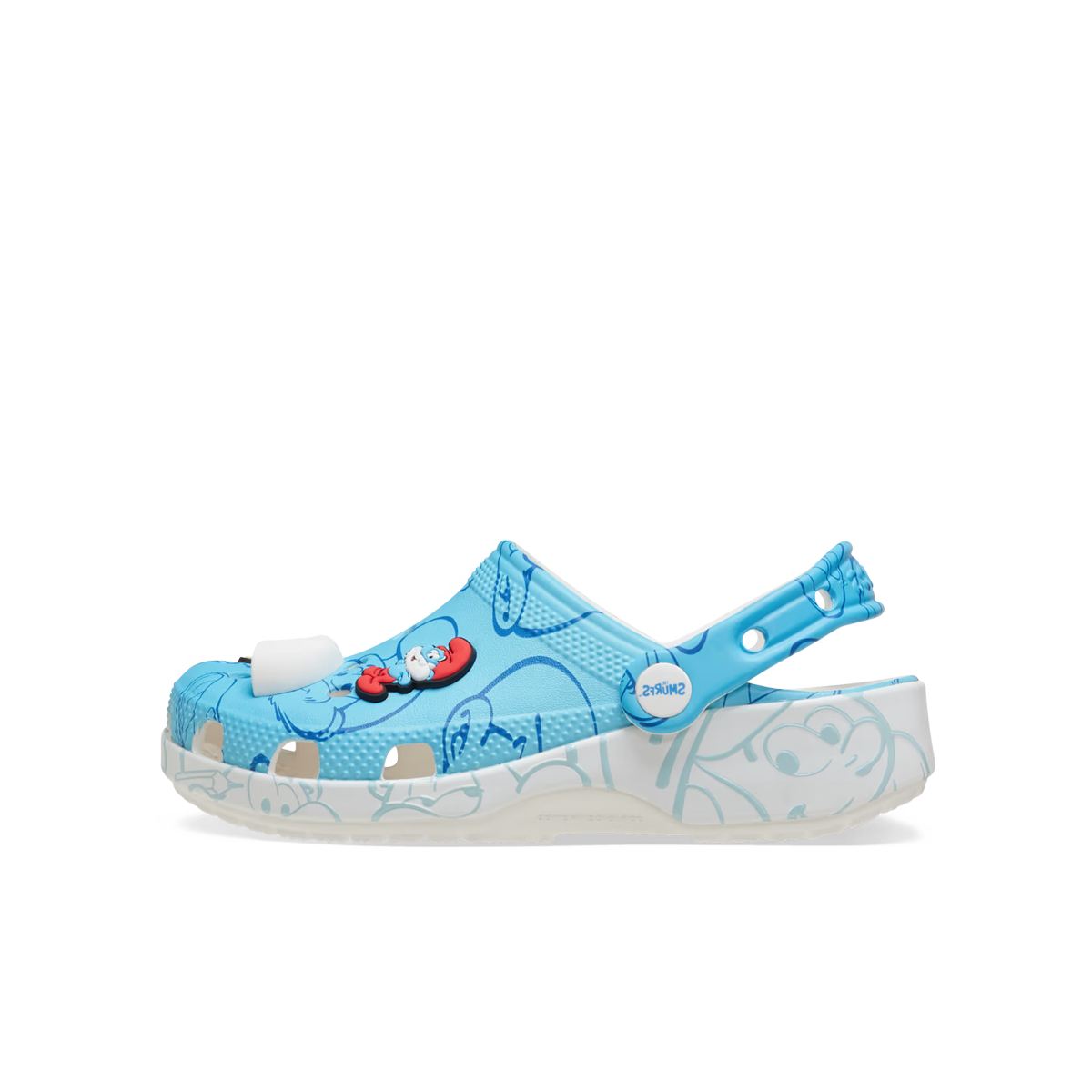 The Smurfs x Crocs Classic Clog Kids 'Blue' | Sneakerjagers