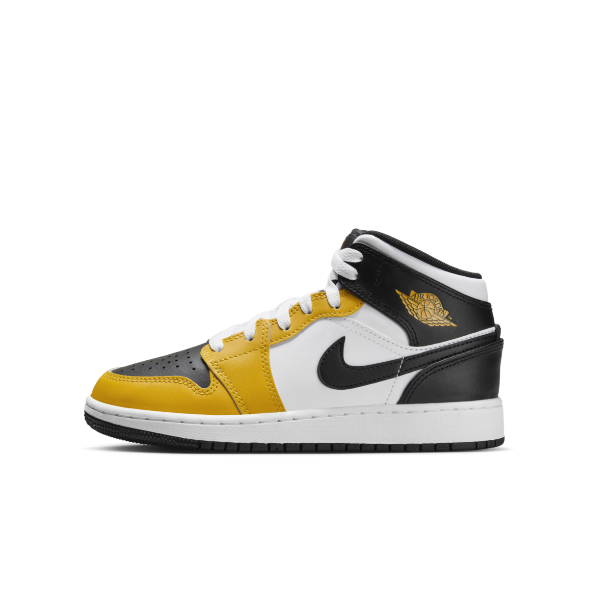Air Jordan 1 Mid GS 'Yellow Ochre' | DQ8423-701 | The Drop Date