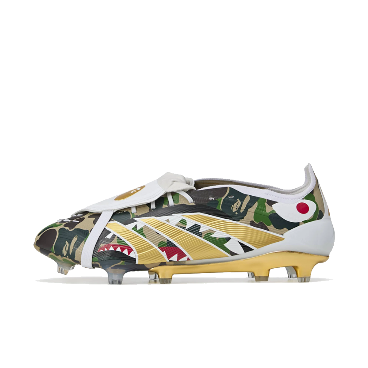 BAPE x adidas Predator Elite Tongue 'Green Camo Shark' | JS3104 ...