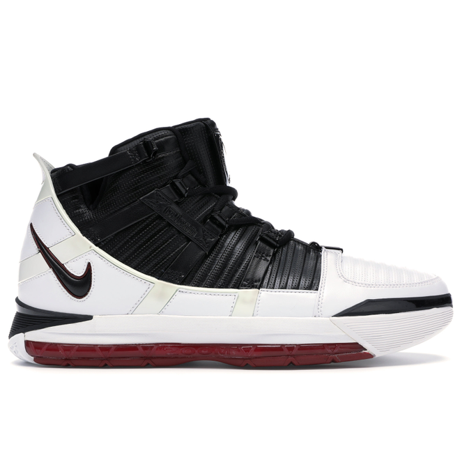 Nike Zoom LeBron III White/Black-Varsity Crimson | Sneakerjagers