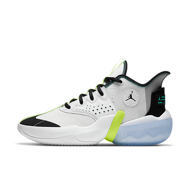 Nike Jordan React Elevation PF 'White Green Glow' White/Black/Green ...
