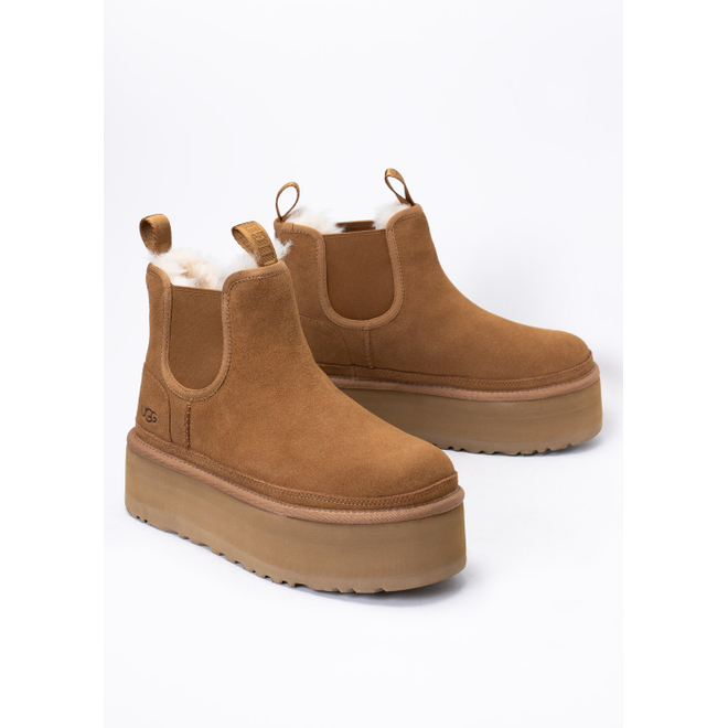 Damen Chelsea-Boots Braun UGG W NEUMEL PLATFORM CHELSEA | Sneakerjagers