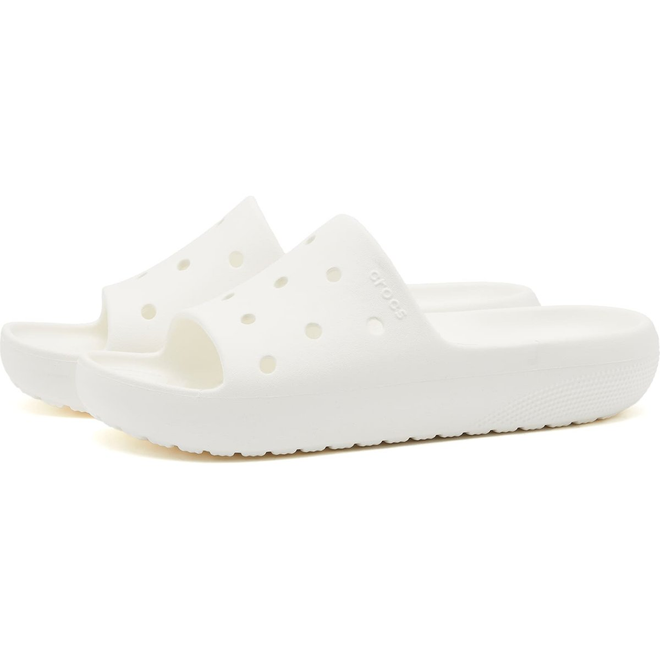 Crocs Men's V2 Classic Slide White | Sneakerjagers