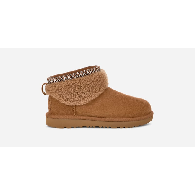 UGG® Classic Ultra Mini Maxi Curly Boot Brown | 1157730K-CHE | The Drop ...
