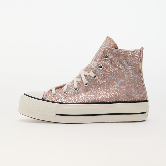 Converse Chuck Taylor All Star Lift Platform Glitter Dusty Cinder ...