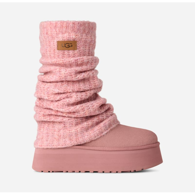 UGG® Classic Mini Dipper Legwarmer Boot Pink | 1178990-PDW | The Drop Date
